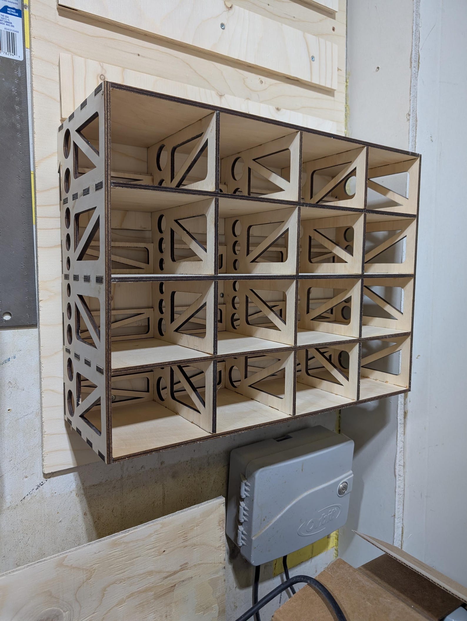 Laser Cut Bin Rack Plans Svg, Dxf, Ai Files for Tool Storage, French ...