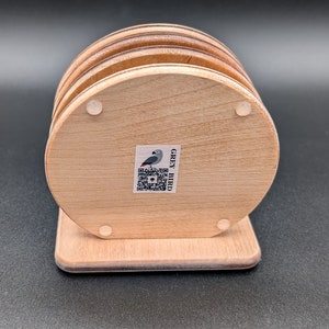 Enchanted Fairy Fantasy Coasters Handmade Birch Hardwood Coaster Set ...