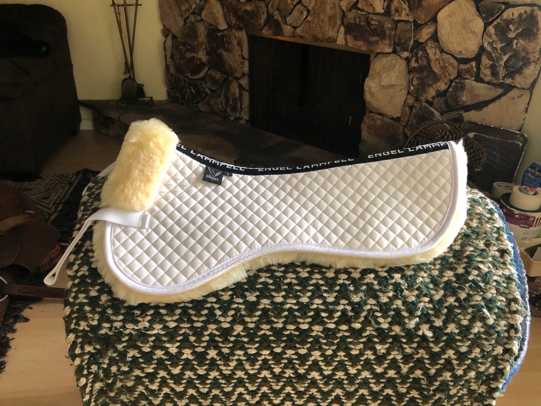 Sheepskin Half Pad, All Purpose With Pommel Roll - Etsy Canada
