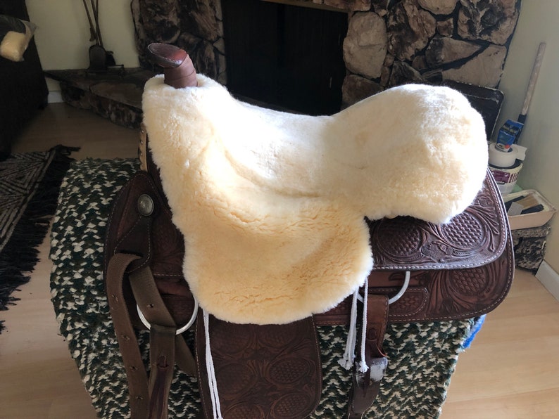 Full Western Sheepskin Saddle Pad - Etsy