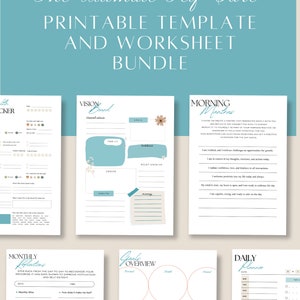 Printable Mindfulness Workbook Self-care Planner Self-love Journal ...