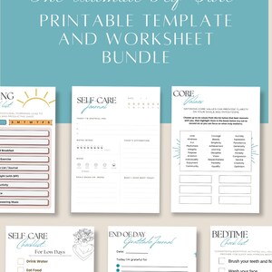 Printable Mindfulness Workbook Self-care Planner Self-love Journal ...
