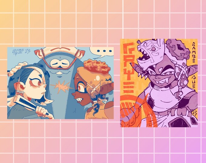 Splatoon Deep Cut Prints - Etsy