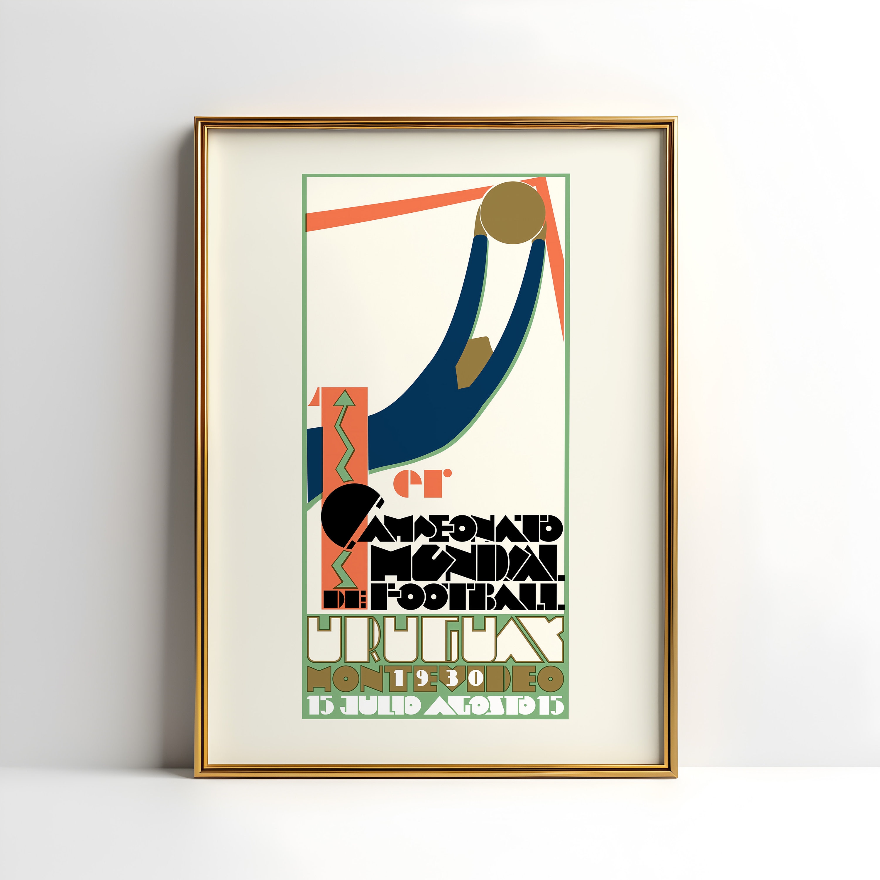World Cup 1930 Print, World Cup Poster, Football Poster, Soccer Poster ...