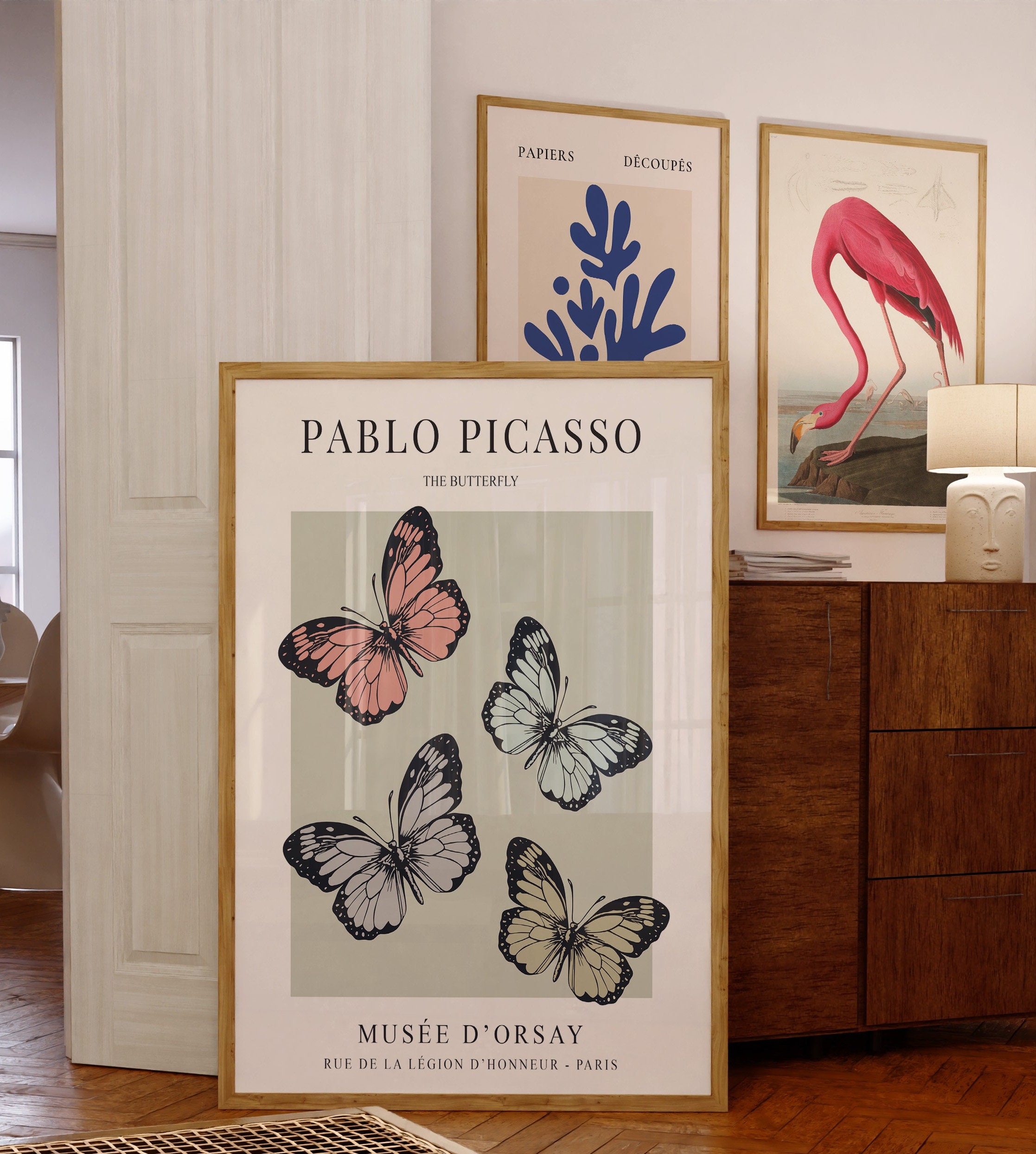 Picasso Butterfly Print, Museum Poster, Picasso Poster, Picasso Animal ...