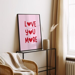 Love You More, Home Decor, Bedroom Decor, Kitchen Decor, Living Room ...