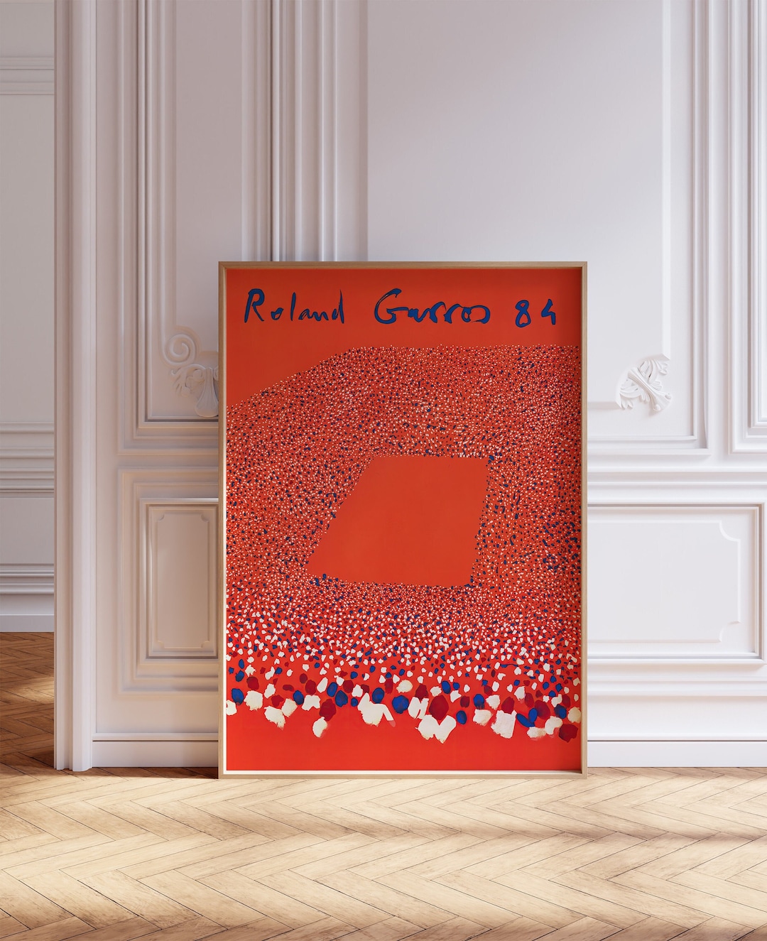 Roland Garros 1984 Print, Tennis Poster, Roland Garros Poster, Sports ...