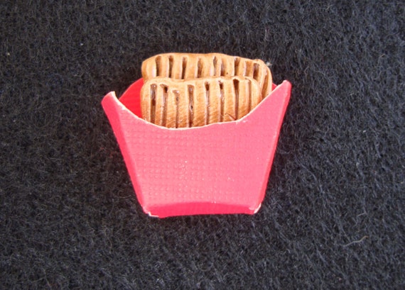 Miniature Food Super Sized Fries Set of 4 | Etsy