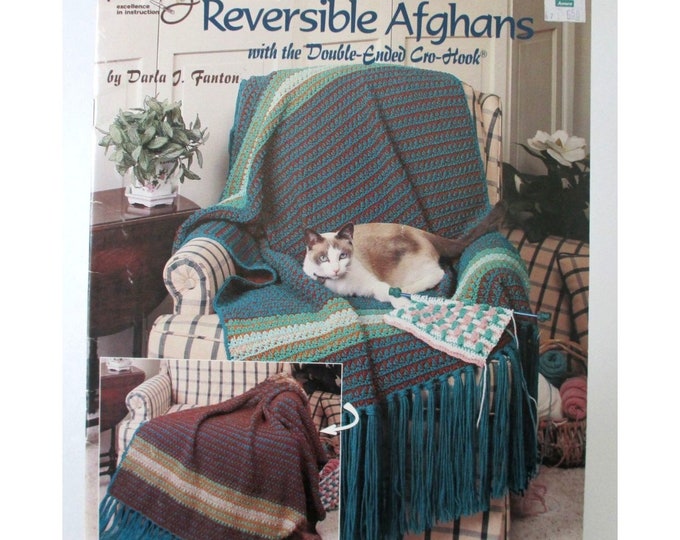 Learn to Crochet Reversible Afghans With Double-ended Cro-hook -crochet ...