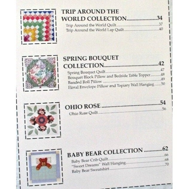 Quilts Galore Patterns Quick-method Quilting Book Patterns Leisure Arts ...