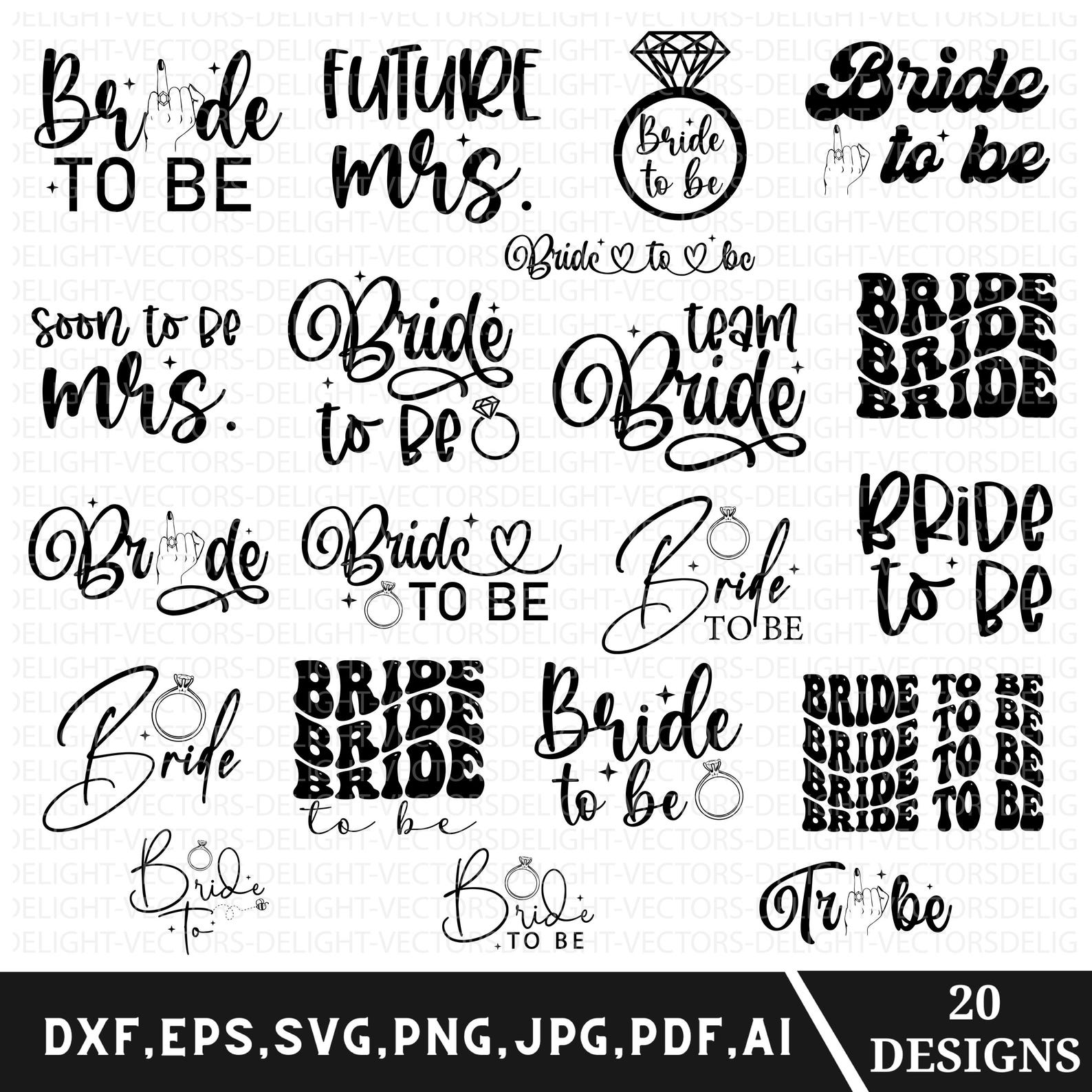 Bride to Be Svg Bundle, Bride to Be Png, Engagement Svg, Bride to Be ...