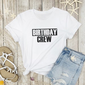 Birthday Crew SVG PNG Bundle, Cricut Files - Etsy