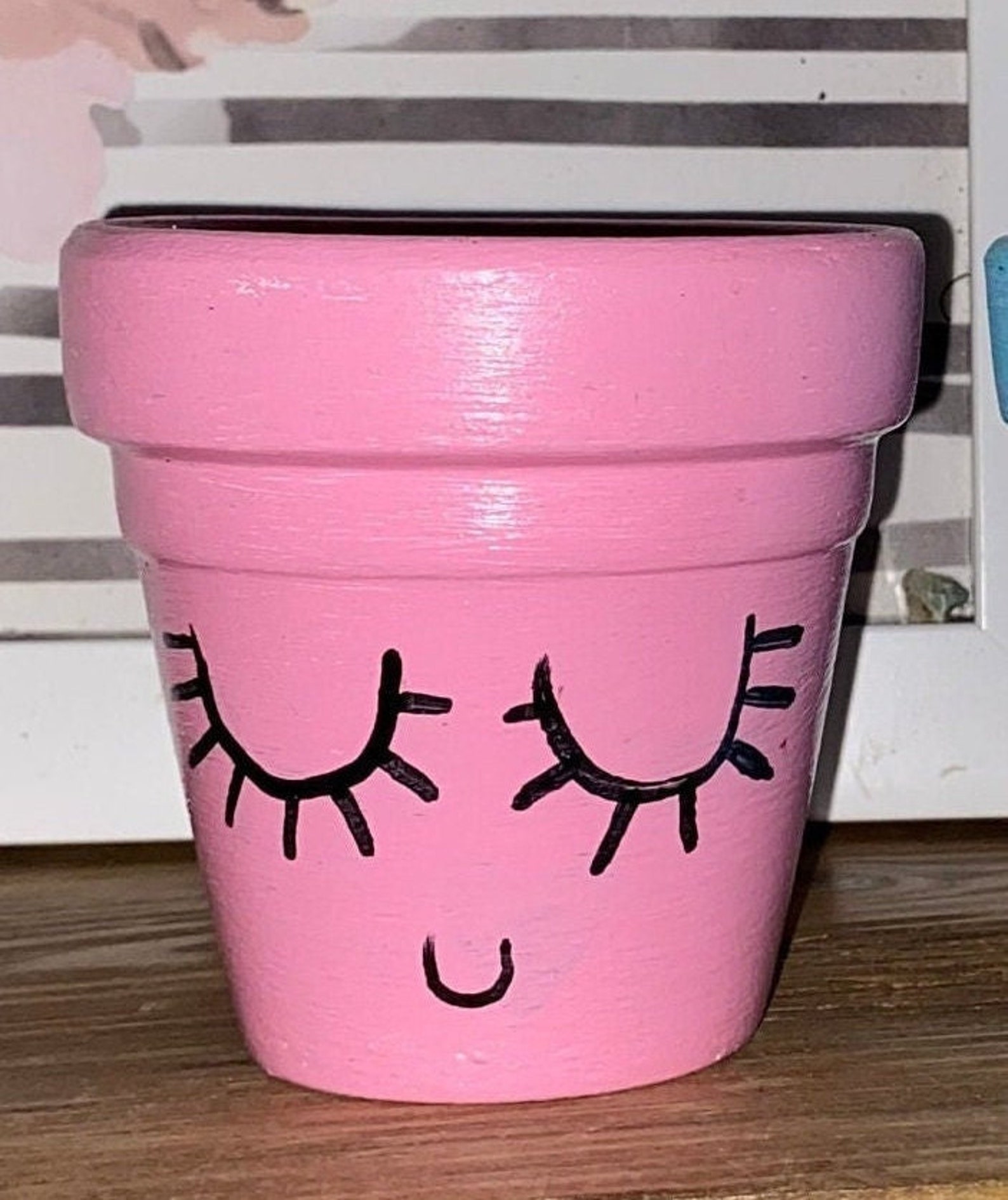 Painted Clay Pots 3 Pot 4 Pot Pots for House Plants Flower Pots - Etsy