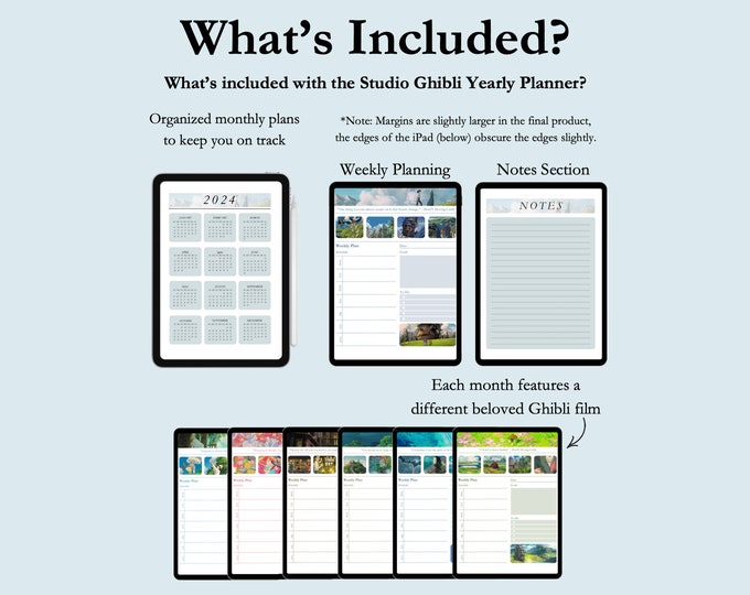Studio Ghibli Soot Sprites Printable Weekly Planner Digital and Instant ...