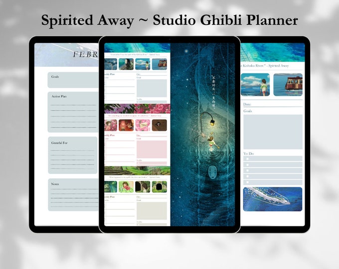Studio Ghibli Soot Sprites Printable Weekly Planner Digital and Instant ...