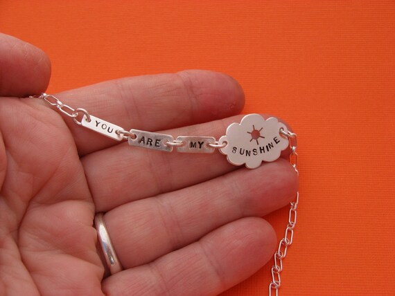 You are my sunshine necklace silver store