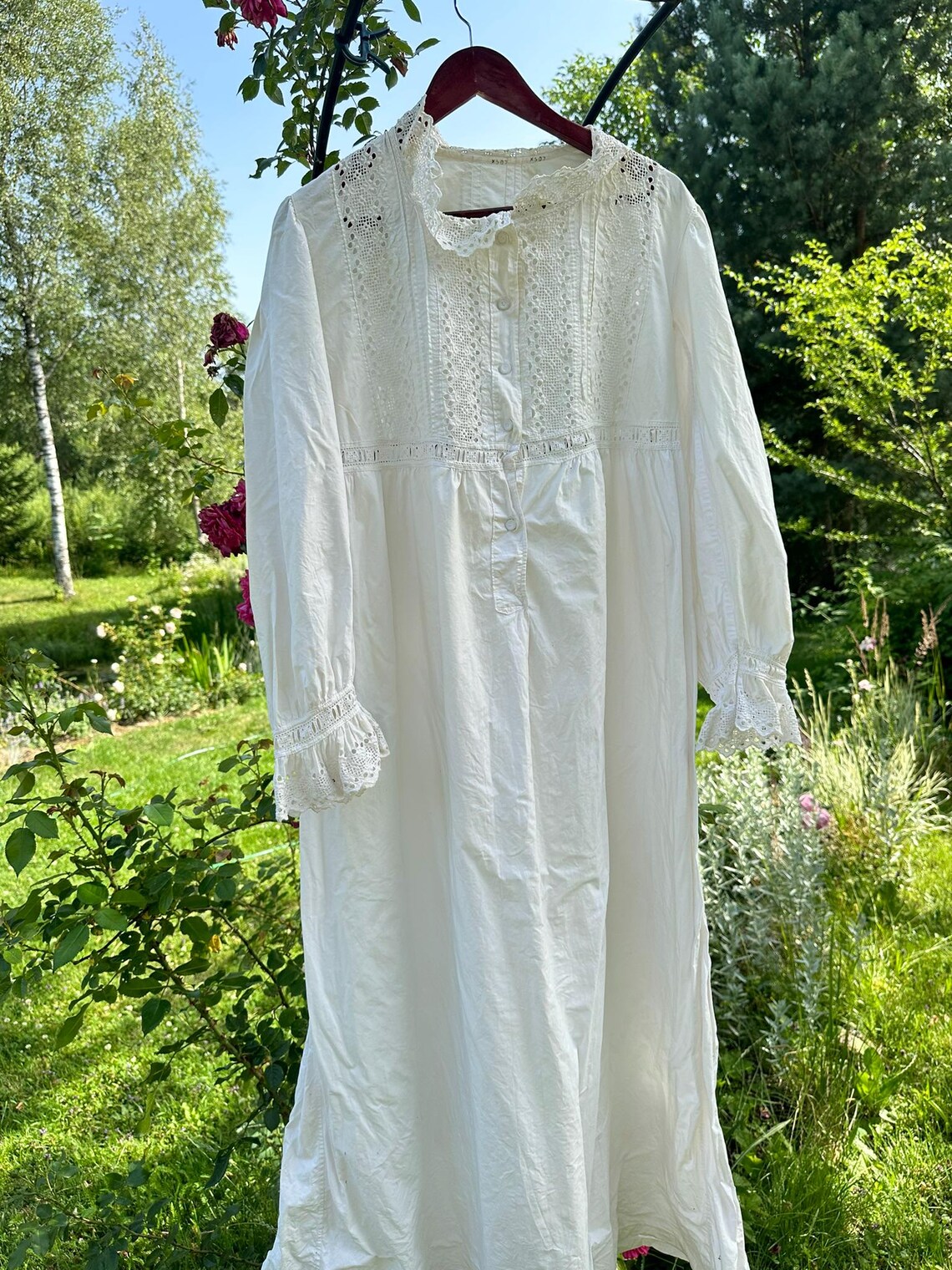 Late Victorian Night Gown - Etsy
