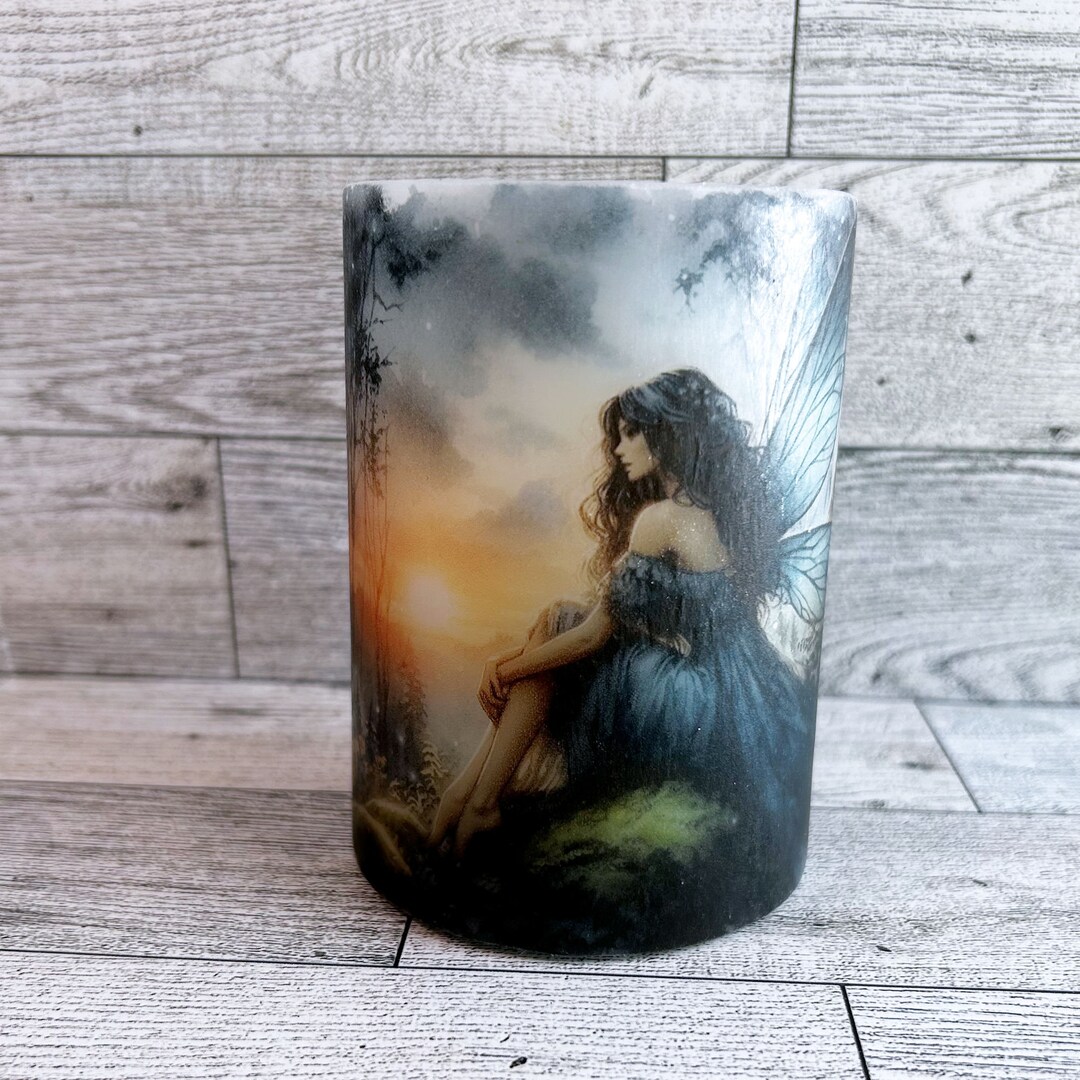 Forest Fairy Real Wax Flameless Candle, Moody Fair Image, Mossy, Lovely ...