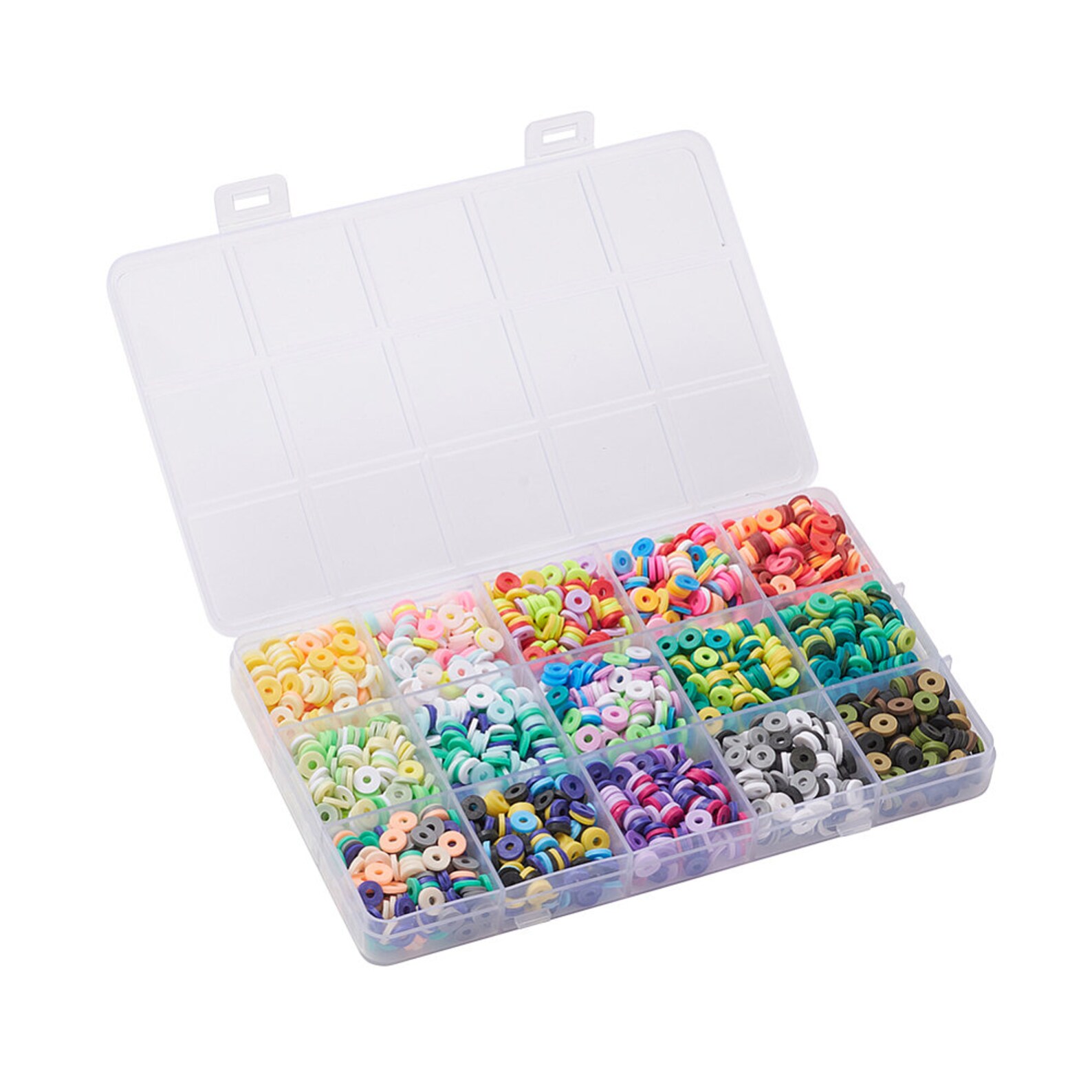 Over 2000 Heishi Beads to Create Great Jewelry - Polymer Clay Disc/flat ...