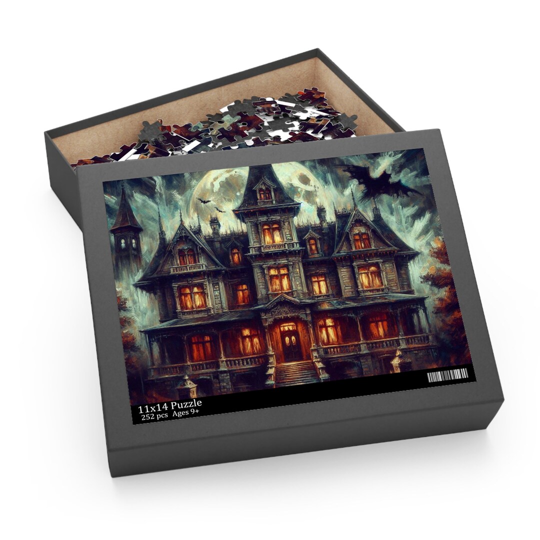 Haunted House Puzzle Mind-expanding Jigsaw Art for Inner Harmony and ...