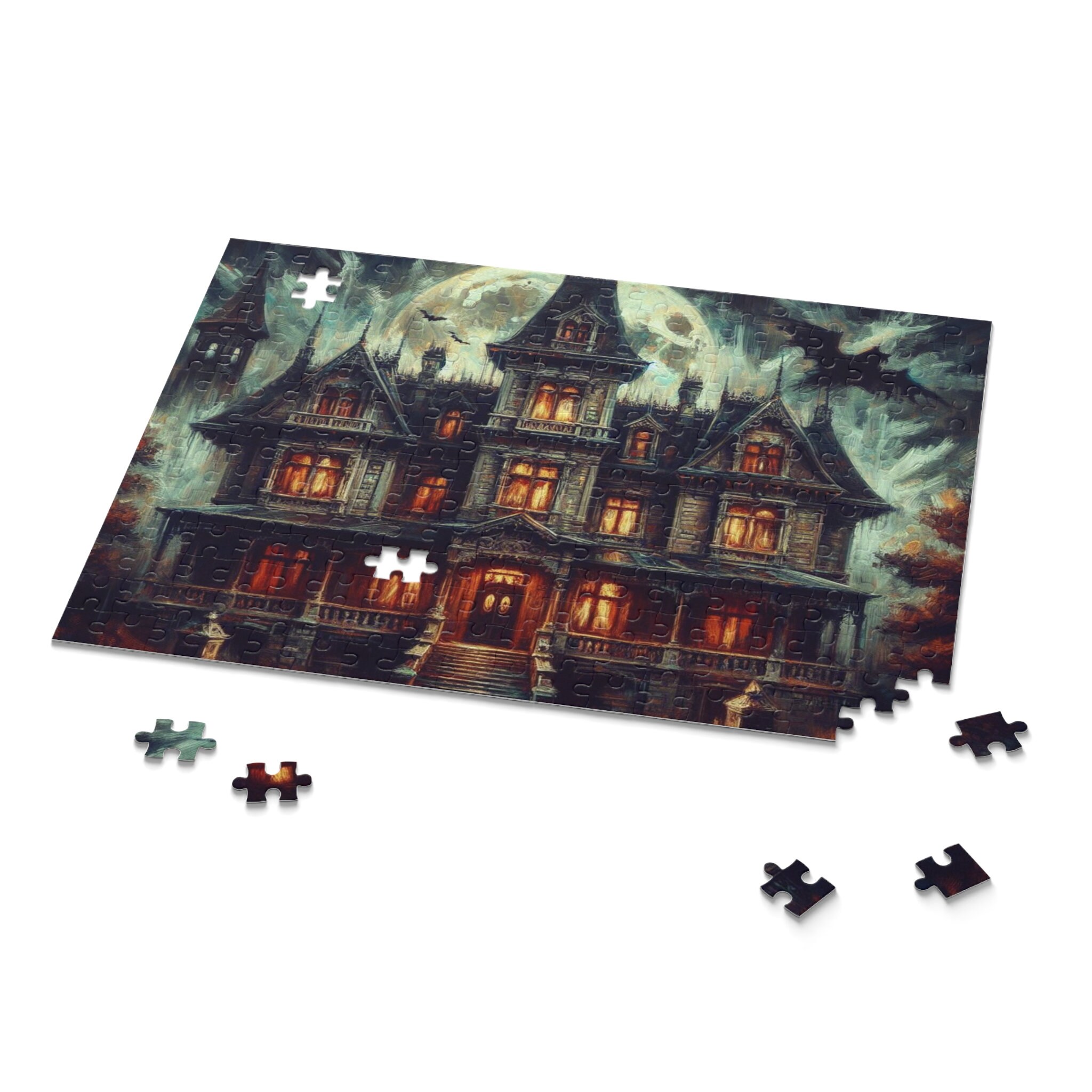 Haunted House Puzzle Mind-expanding Jigsaw Art for Inner Harmony and ...