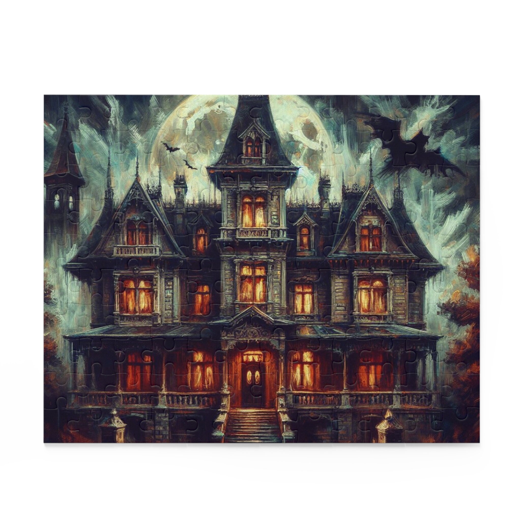 Haunted House Puzzle Mind-expanding Jigsaw Art for Inner Harmony and ...