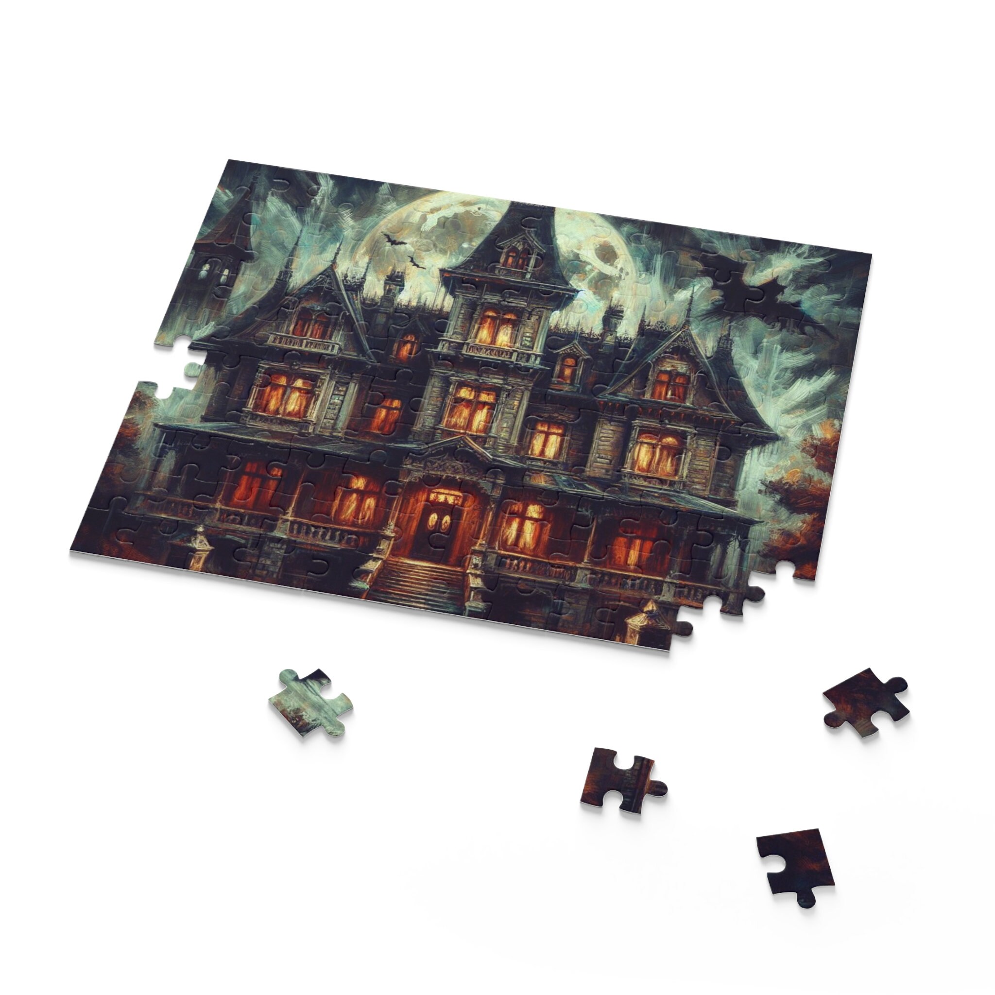 Haunted House Puzzle Mind-expanding Jigsaw Art for Inner Harmony and ...