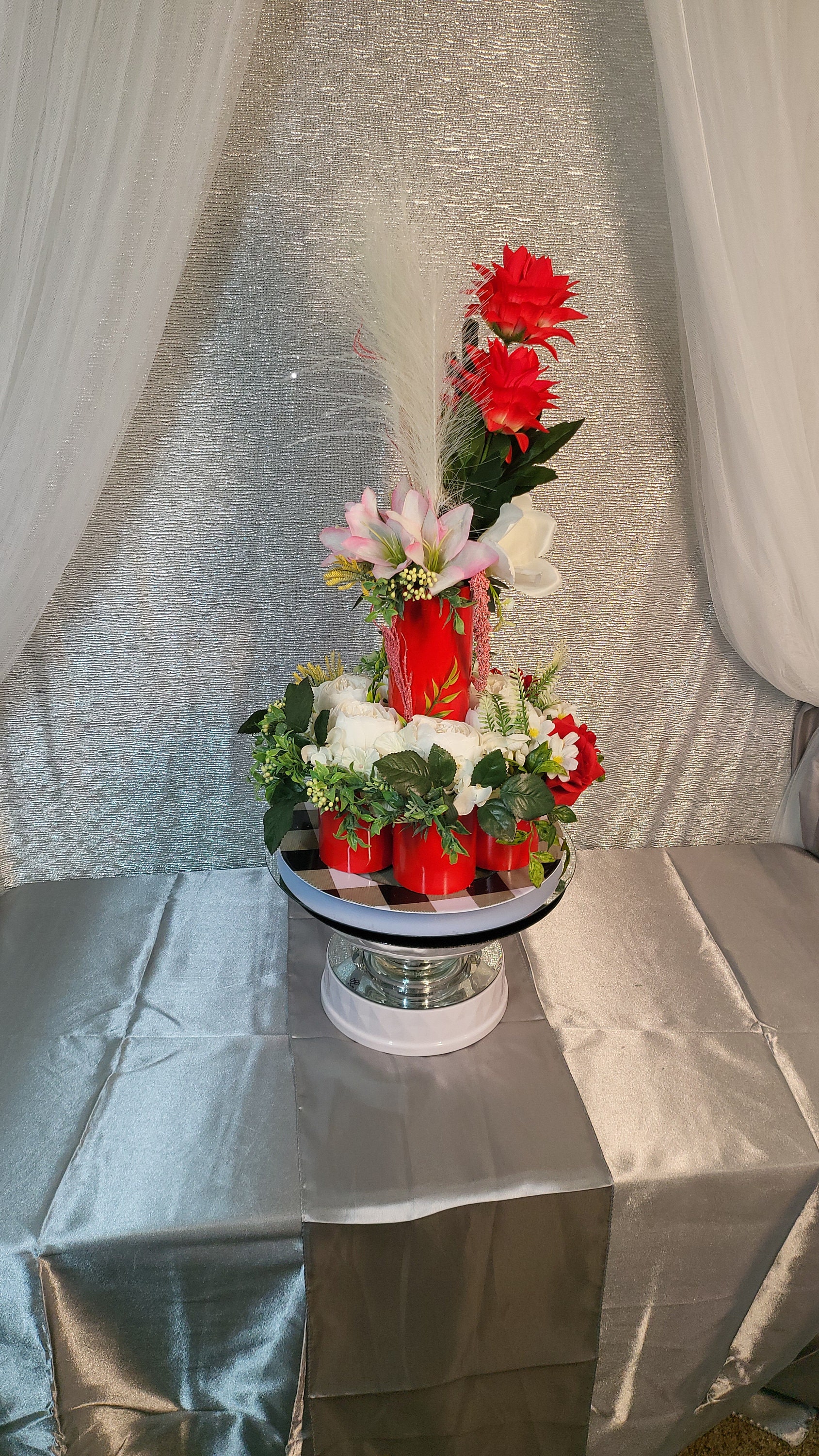 Paradise Ruby Red Flower Arrangements - Etsy