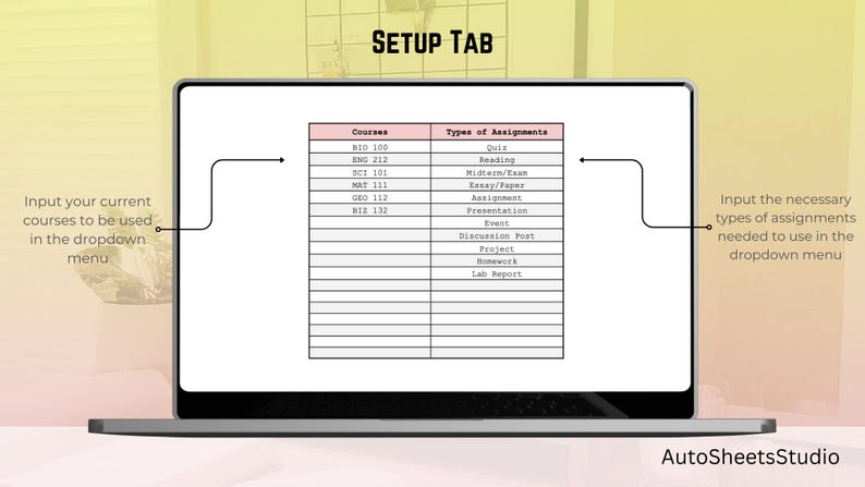Student Academic Planner & Assignment Tracker Template 2024 | Google ...