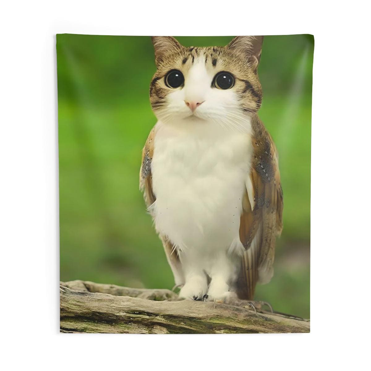 MEOWL Meme Room Tapestry, Meowl Cat Owl Funny Meme, Funny Dorm Tapestry ...