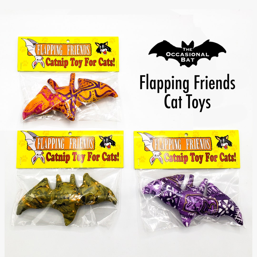 Flapping Friends - Bat Catnip Cat Toys (3 Pack) - Etsy