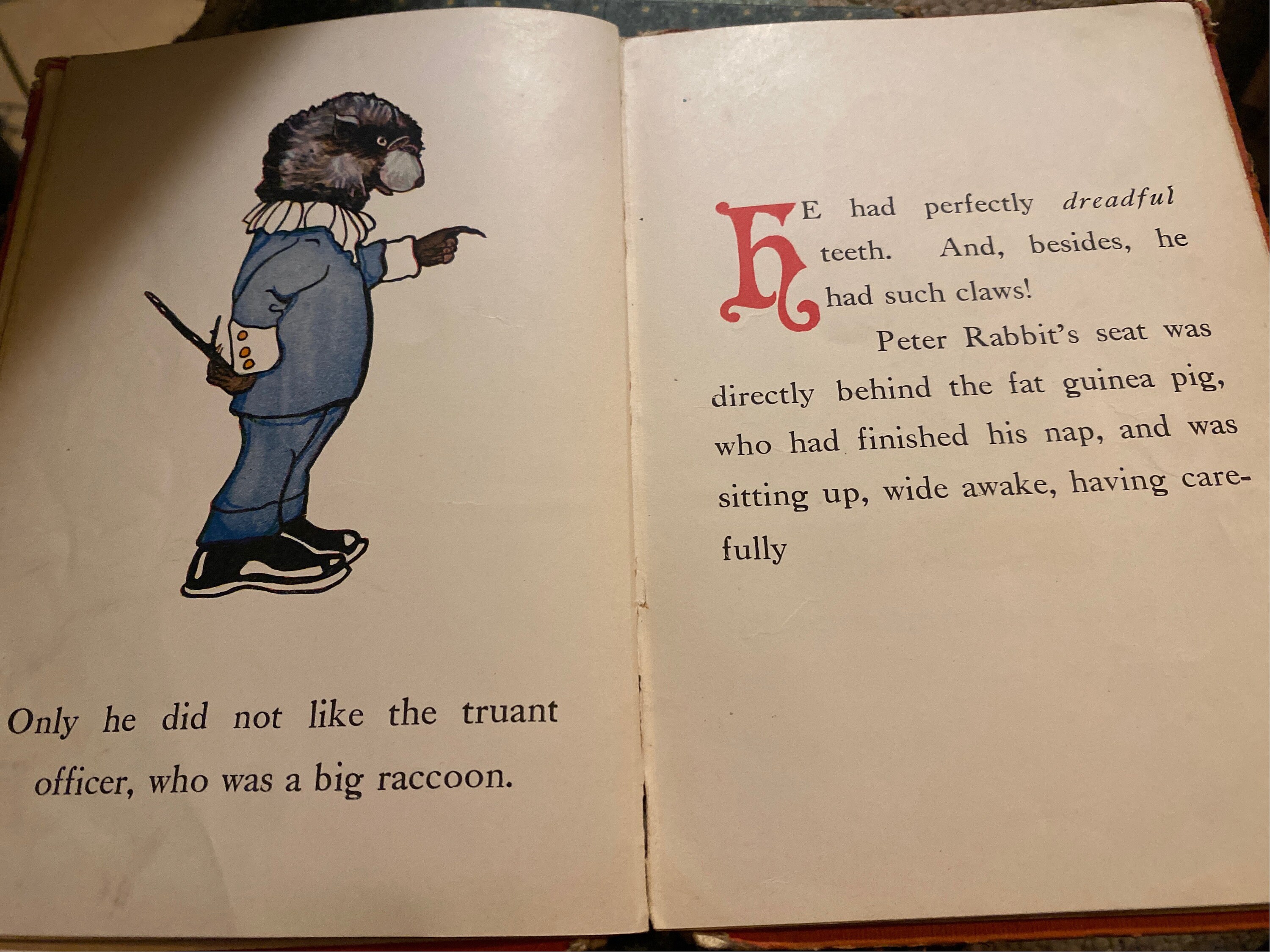 Peter Rabbit Goes to School Saalfield Publishing 1917 Children’s Book ...