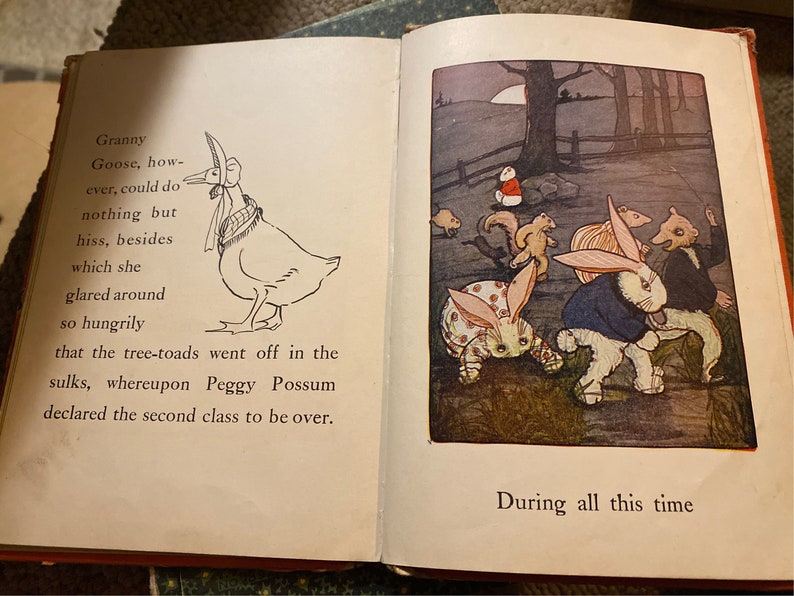 Peter Rabbit Goes to School Saalfield Publishing 1917 Children’s Book ...