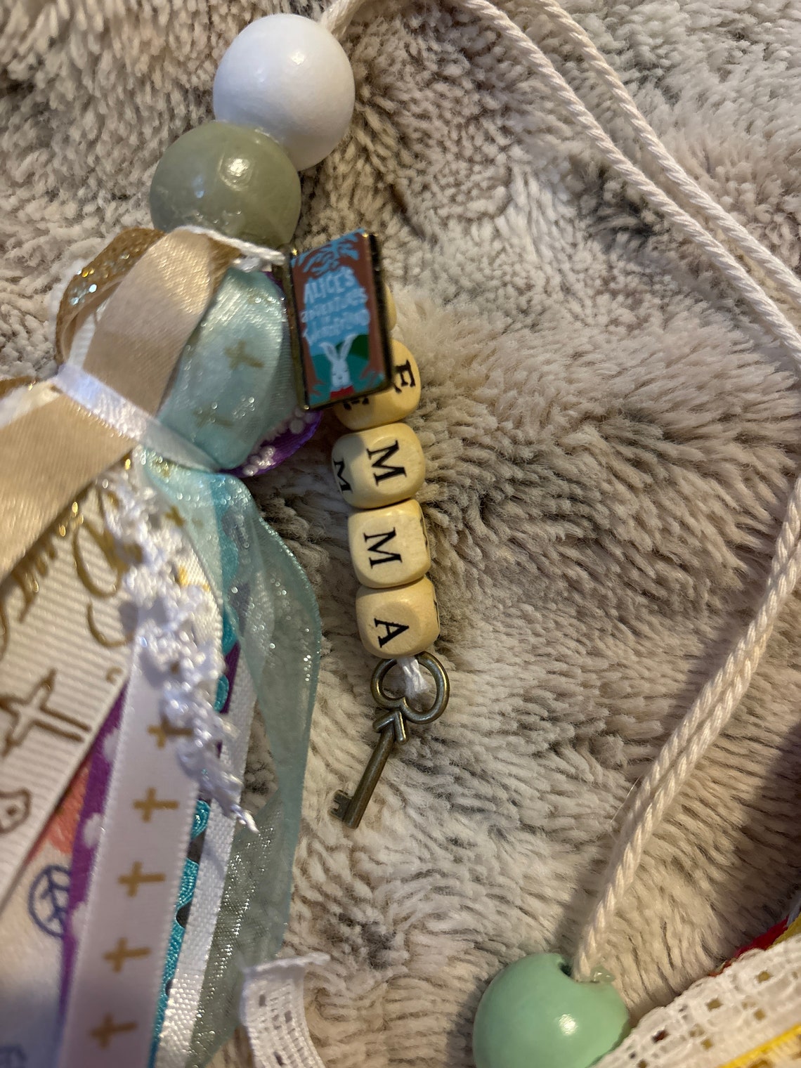 Kids Bible/ Book Tassels Alice in Wonderland With Name - Etsy