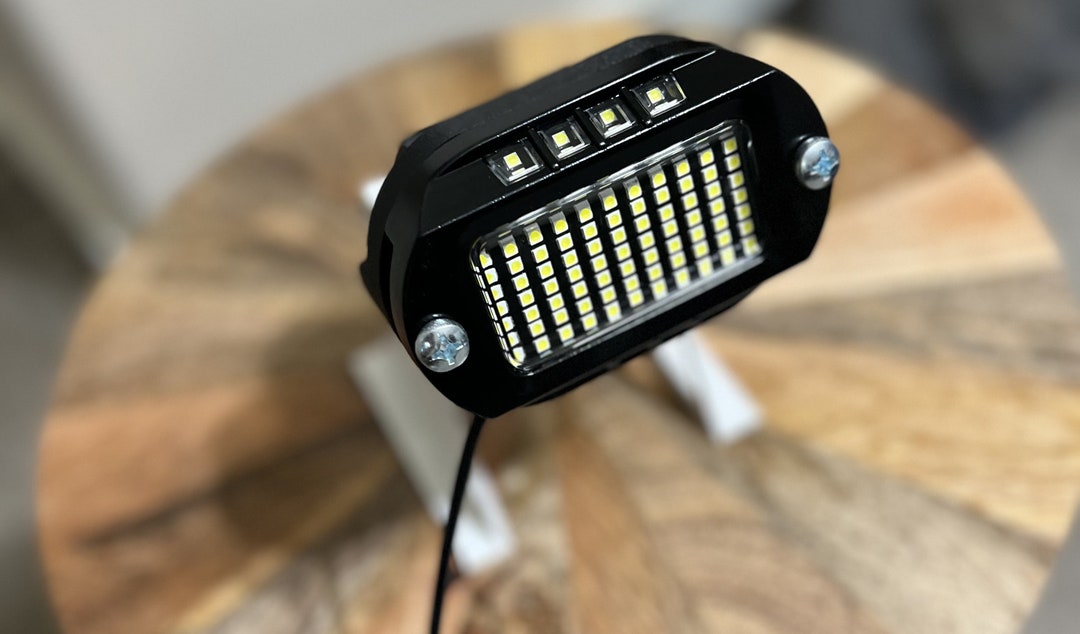 Rock Light Bracket - 1.5inx2.5in Rectangular Tubing Clamp - Offroad ...