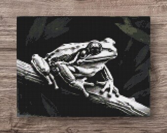 Tree Frog Cross Stitch Pattern - Etsy