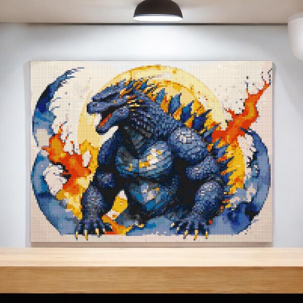 Godzilla Pattern - Etsy