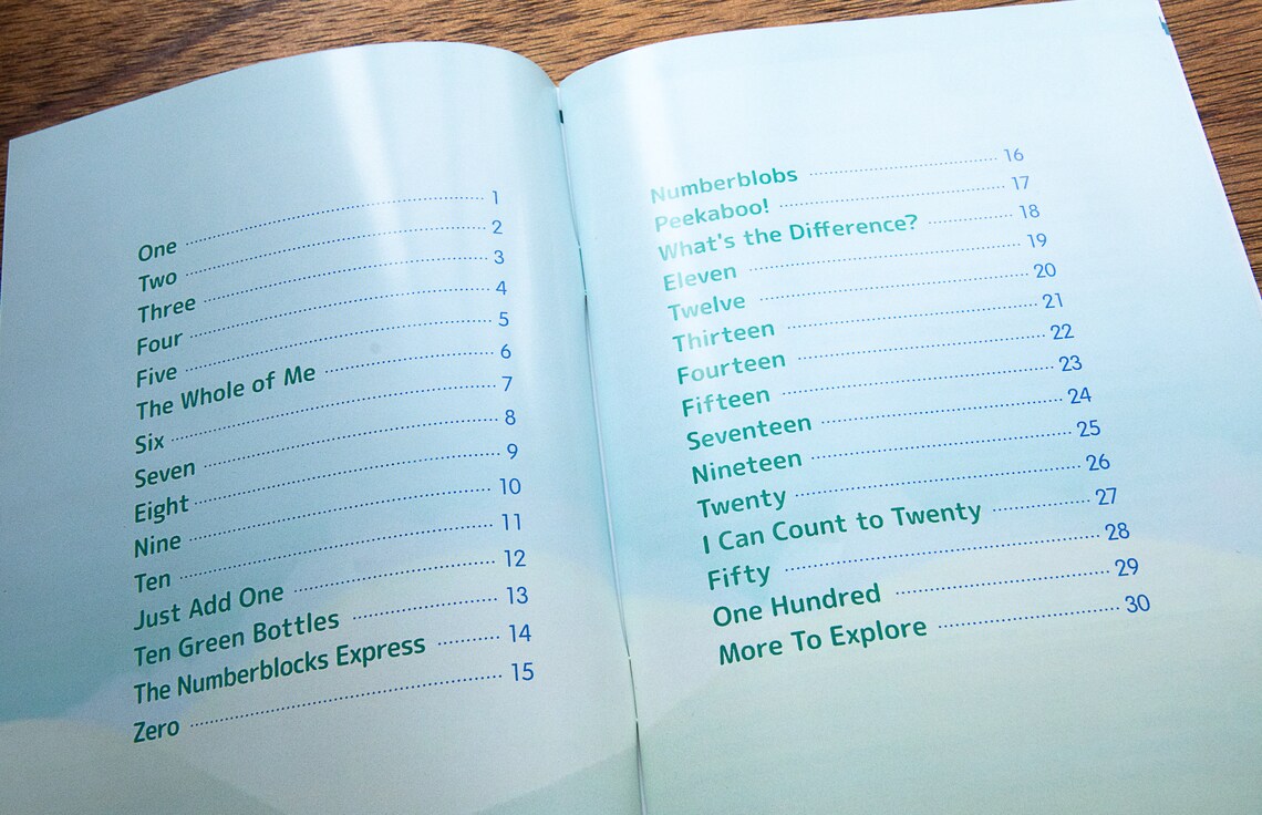 Numberblocks Songbook - Etsy