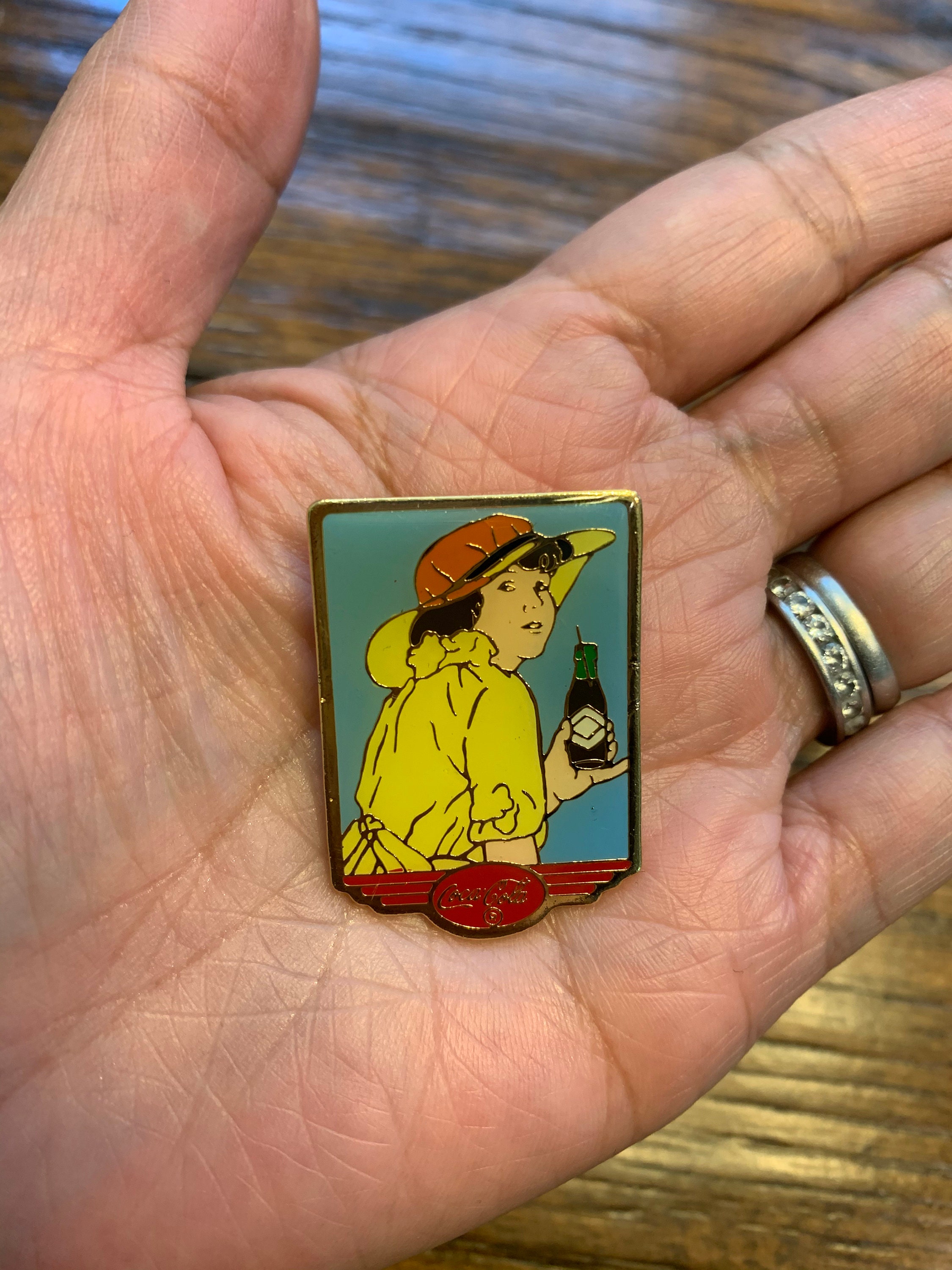 Vintage Coca Cola Lady Lapel Pin 1994 Collectible Coca Cola Pin - Etsy