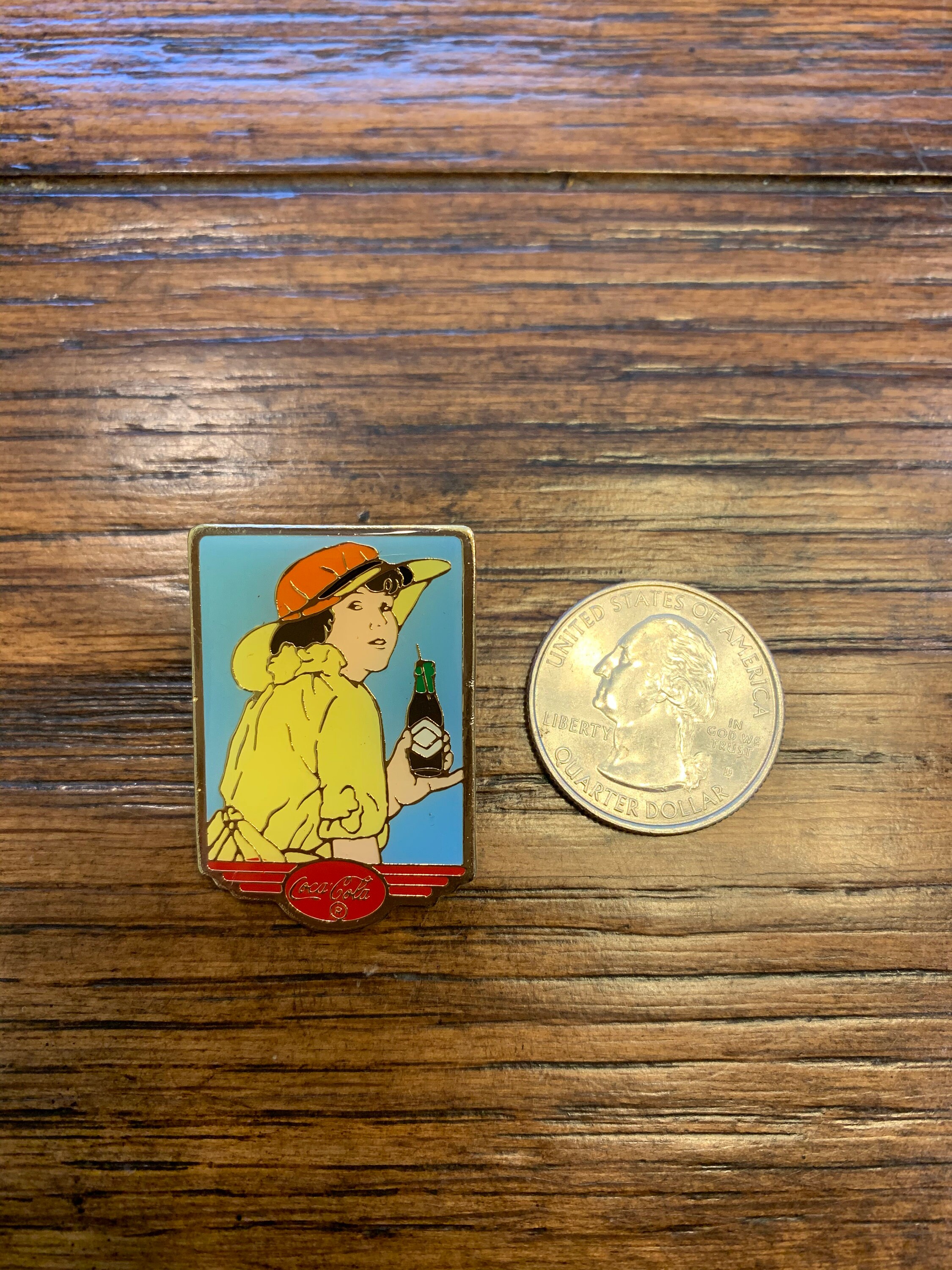 Vintage Coca Cola Lady Lapel Pin 1994 Collectible Coca Cola Pin - Etsy
