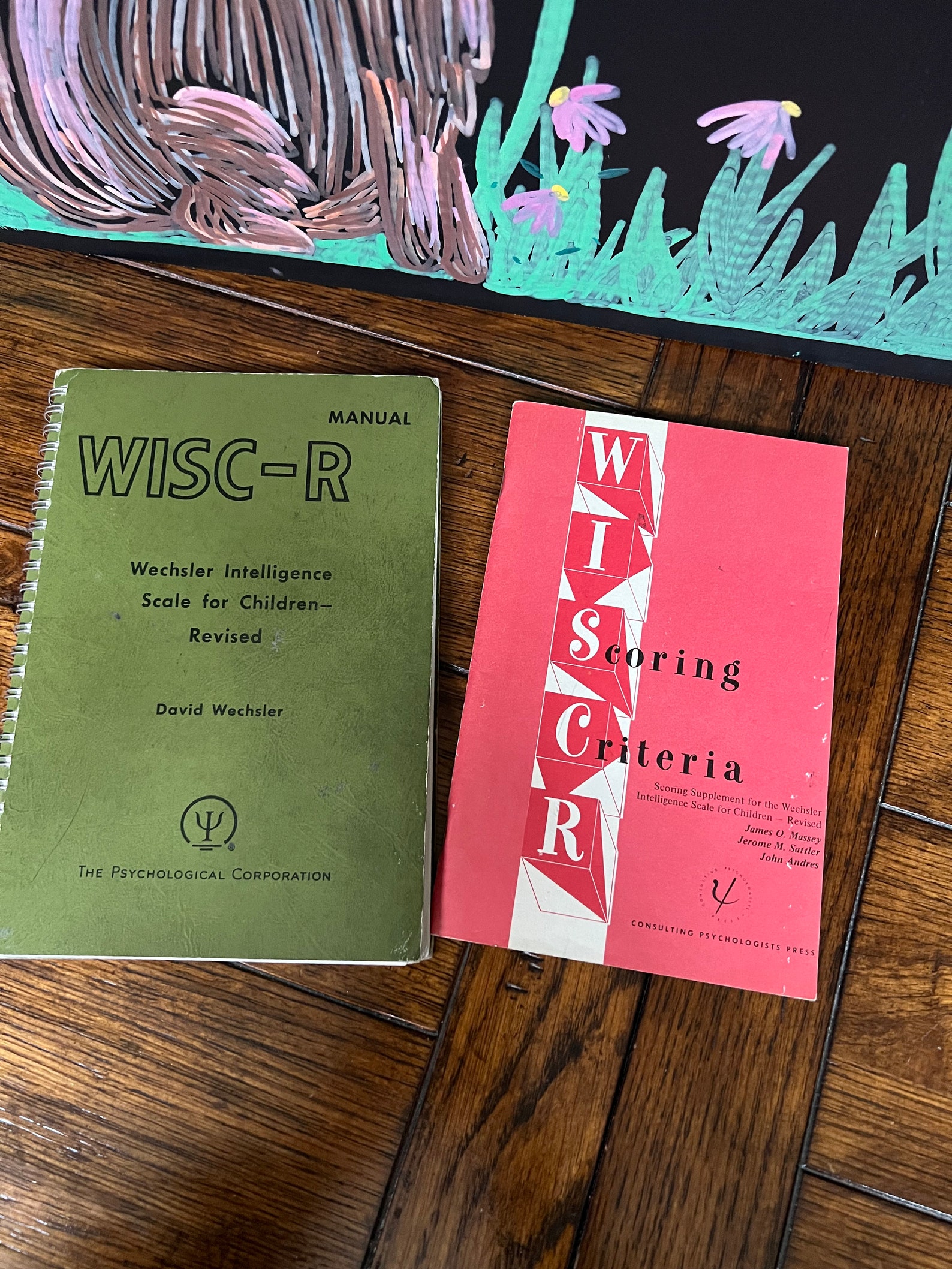 WISC-R Wechsler Intelligence Scale Children Psychology IQ Test Book ...