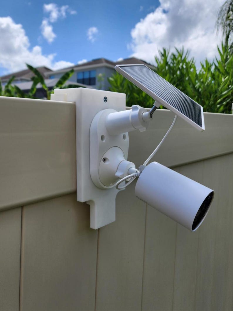 Tp-link Tapo Solarcam Fence Camera Mount: Damage-free, Adjustable - Etsy