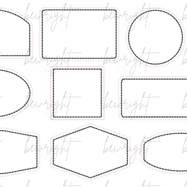 Hat Patch Shapes - Etsy