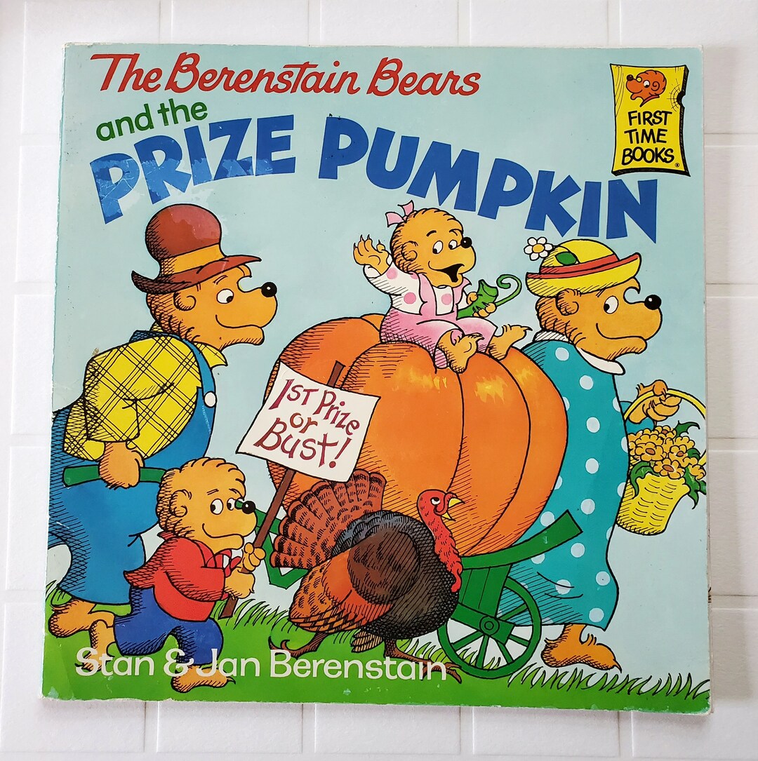 The Berenstain Bears and the Prize Pumpkin, 1990 Edition - Etsy