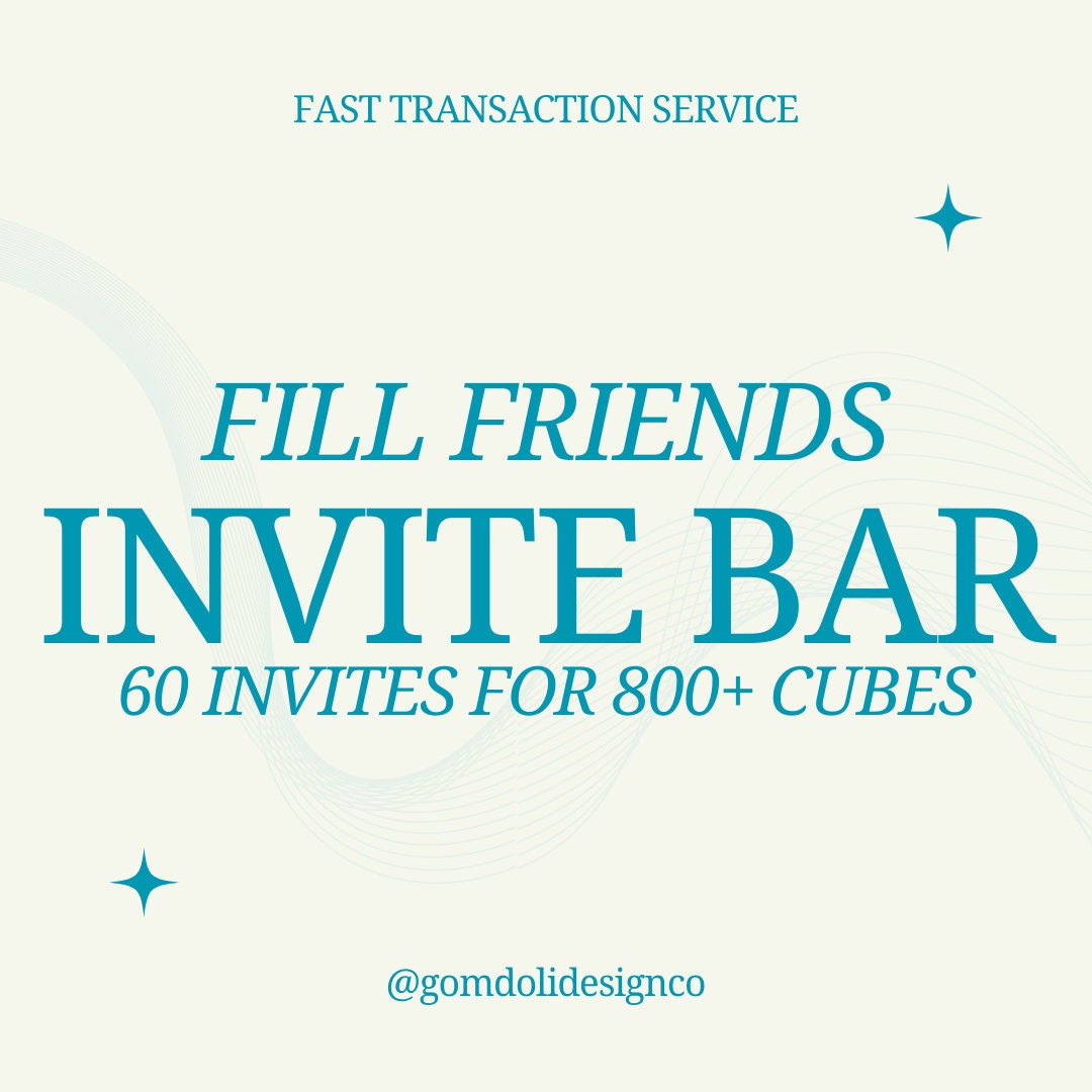 Fill Friends Invite Bar Digital Invitation - Etsy