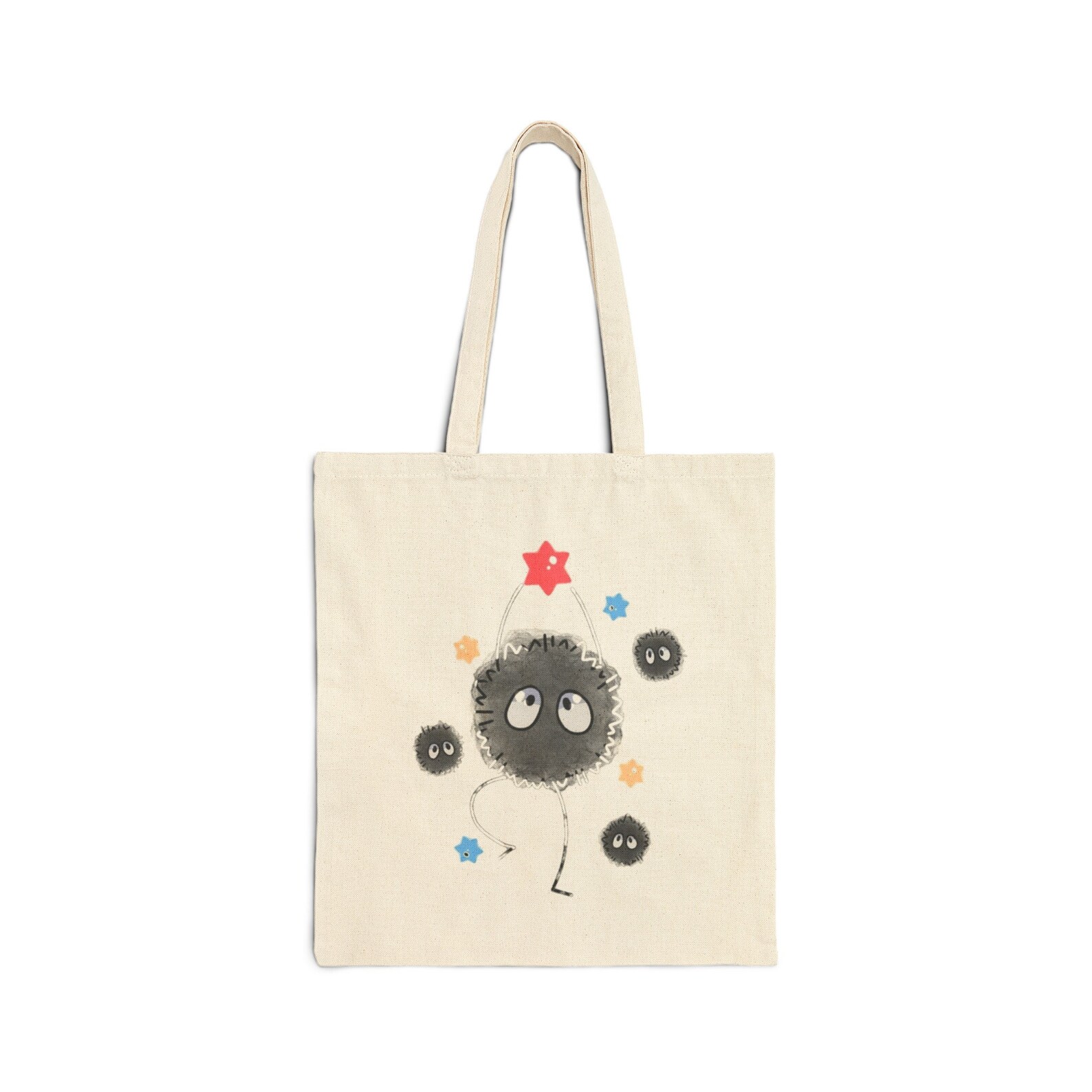Soot Balls Tote Bag, Susuwatari, Ghibli Miyazaki Studi, Spirited Away ...
