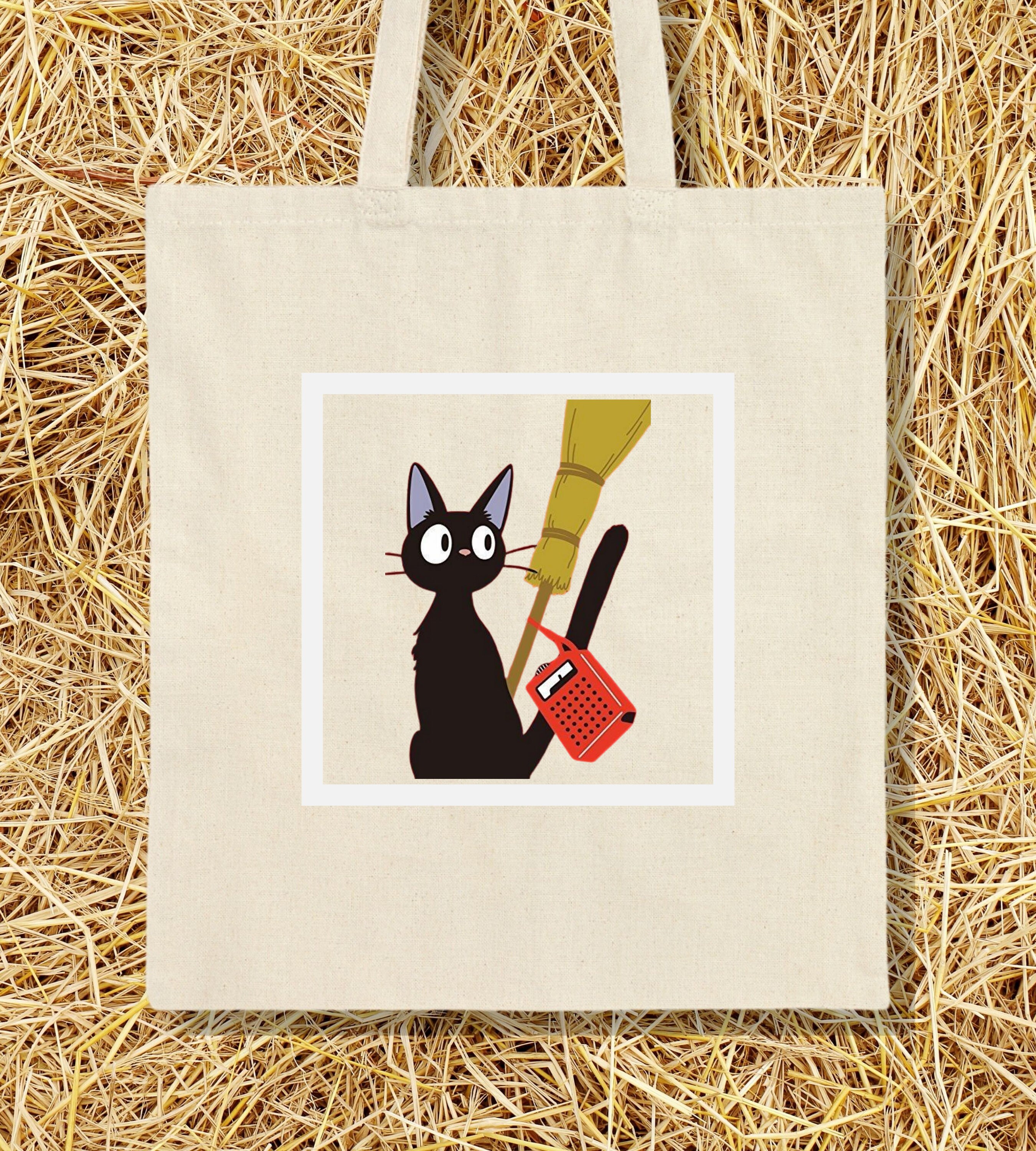 Jiji Cotton Tote Bag, Kikis Delivery Service, Ponyo, Spirited Away ...