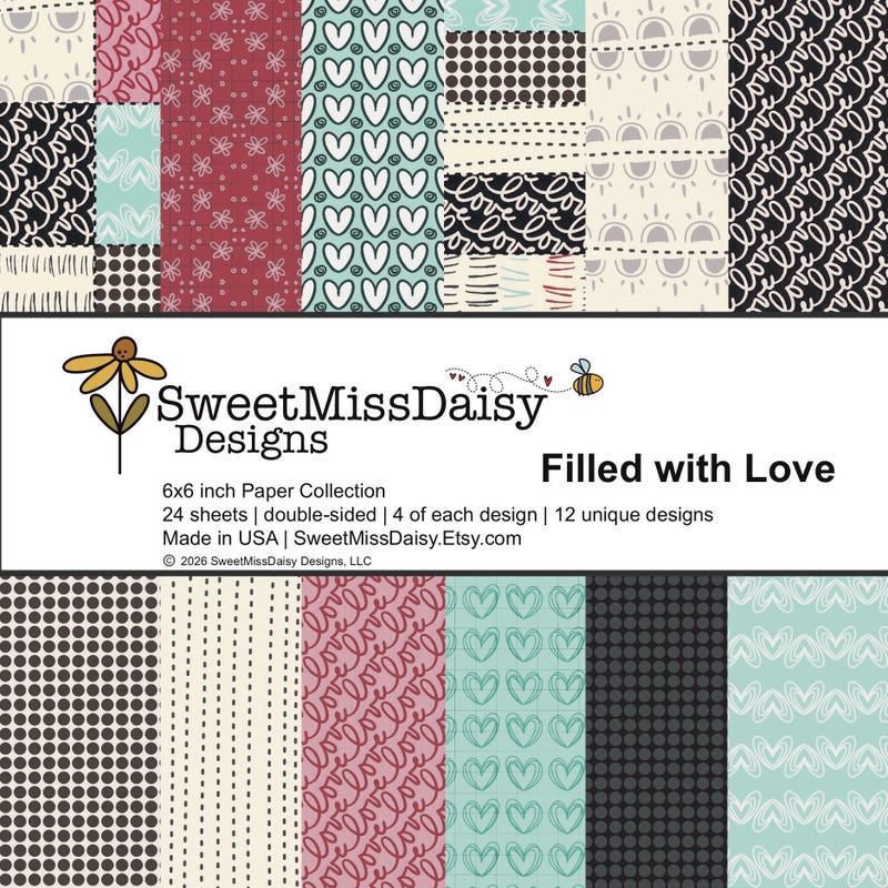 Valentine Cardstock Craft - Etsy