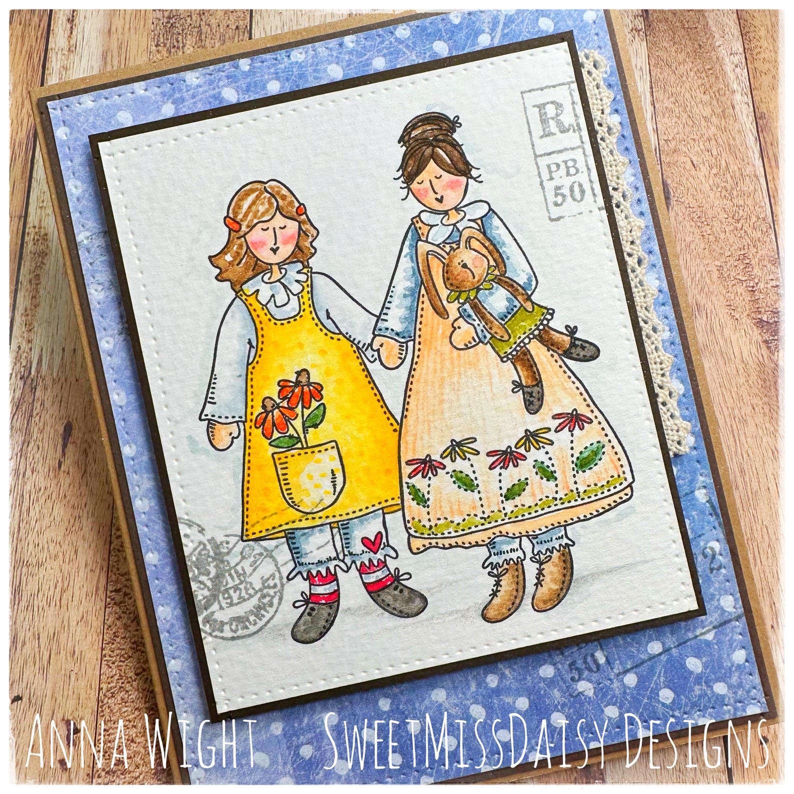 Sisters & Friends — 4x5 Photopolymer Stamp Set, Illustrated by Anna ...