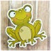 Happy Frog Sticker - 3x3 Vinyl Sticker, Illustrated by Anna Wight - Etsy
